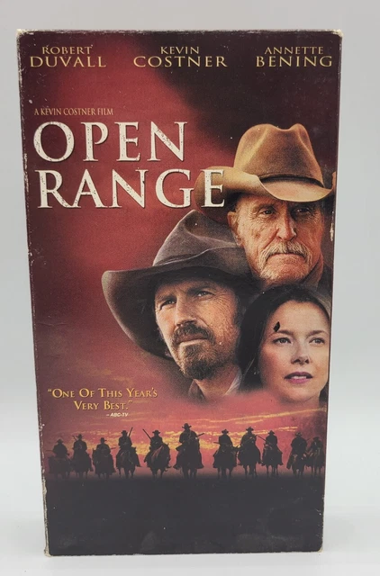 OPEN RANGE VHS 2004 Robert Duvall Kevin Costner Annette Bening £6.43 ...