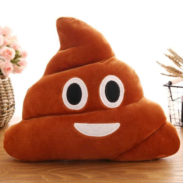 FUNNY POO EMOJI Plush Toy Cute Cartoon Poop Cushion Gift Wholesale ...