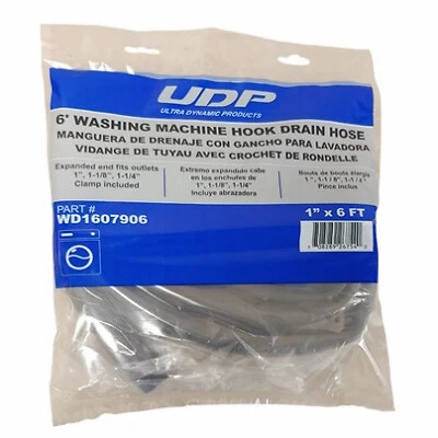 WASHING MACHINE DRAIN Hose Hook, 1-In. x 6-Ft. -WD1607906 EUR 29,08 ...