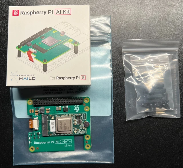 RASPBERRY PI HAILO 8L 13 TOPS AI Accelerator Kit w/ Removable Module M ...