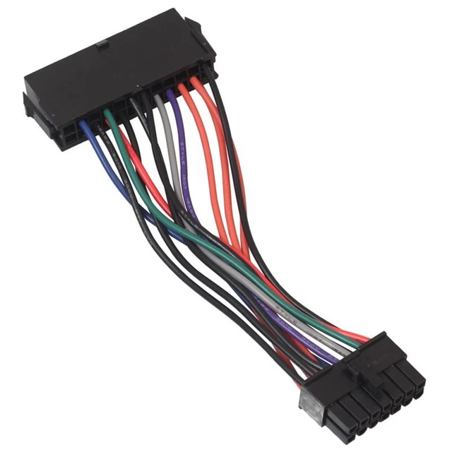 15CM SOURCE DE Courant Cordon de Câble 18AWG Câble ATX 24 Broches une ...