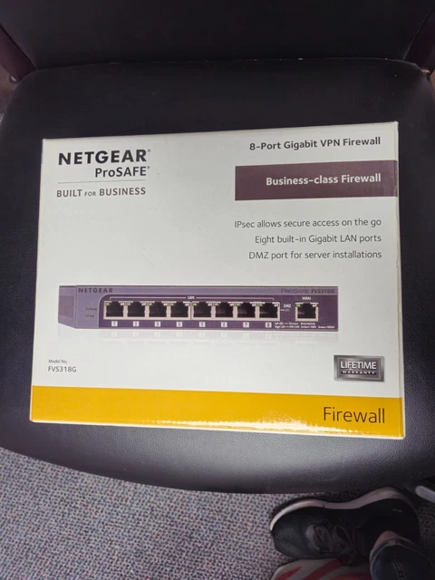 NETGEAR FVS318G PROSAFE 8 Port Gigabit VPN Firewall $24.99 - PicClick