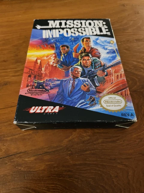 MISSION: IMPOSSIBLE (NINTENDO Entertainment System, 1990) CIB with ...