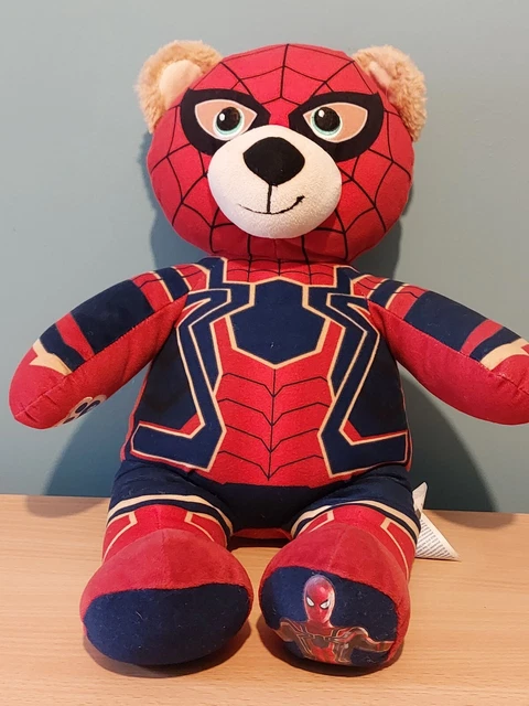 BUILD-A-BEAR, SPIDER-MAN MARVEL Bear Plush Soft Toy | 16" (Iron Spider ...