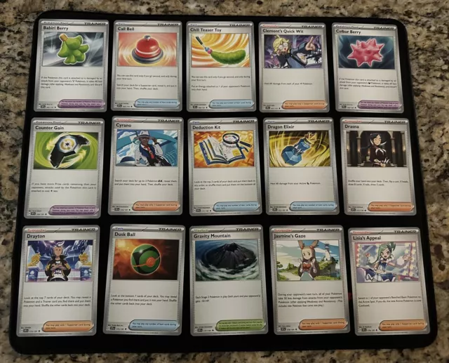 POKÉMON SURGING SPARKS Complete Common, Uncommon & Holo Rare 165 Card ...