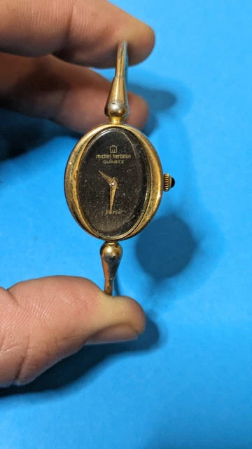 MONTRE QUARTZ FEMME Michel Herbelin Paris Dorée Vintage Collection ...