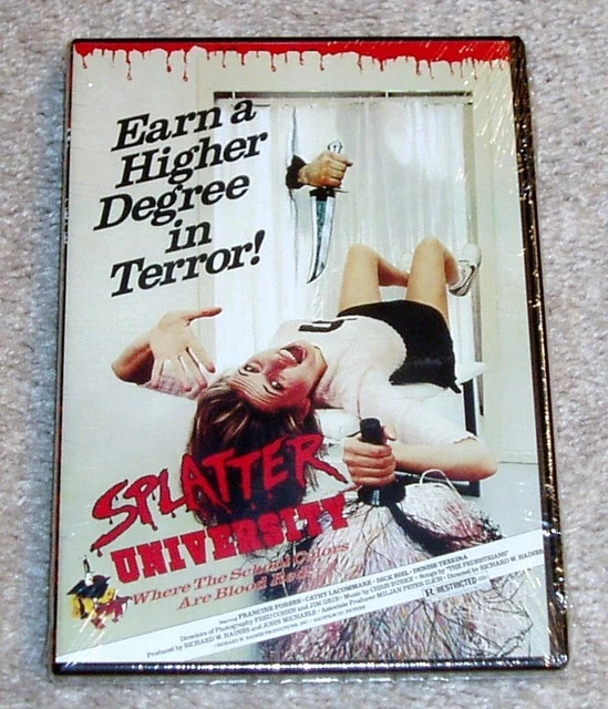 SPLATTER UNIVERSITY DVD Cult Horror 80s Slasher Drive-In Grindhouse ...