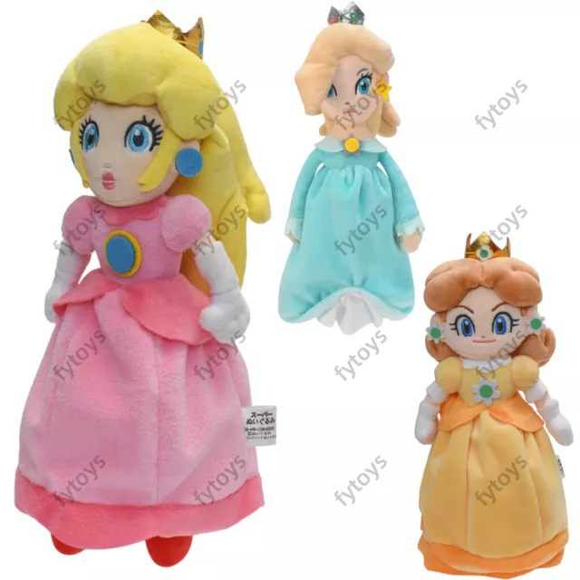 Super Mario Bros Princess Peach Rosalina Daisy Plush Toys Soft Stuffed
