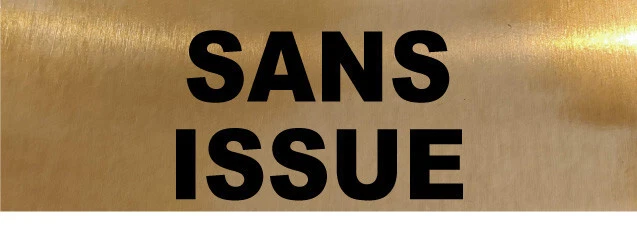 SIGNALISATION SANS ISSUE Plaque de porte en aluminium couleur OR EUR 10 ...