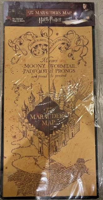 OFFICIAL HARRY POTTER The Marauder's Map Prop Replica The Noble ...