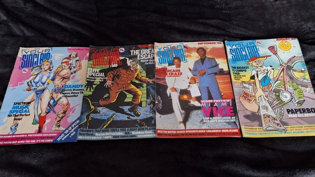 ZX SPECTRUM RETRO Magazines - Your Sinclair - Aug 1986 to Oct 1986 ...
