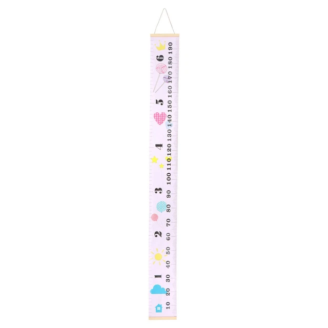 HEIGHT RULER DOLL House Plants Hanging Wall Decal Kids Curve £13.19 ...