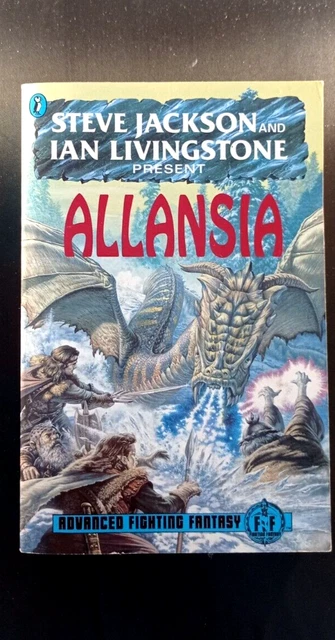 ALLANSIA STEVE JACKSON Ian Livingstone Fighting Fantasy 1994 1st edit ...