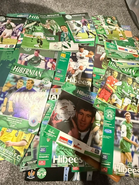 89 X HIBS Football Programmes £63.10 - PicClick UK