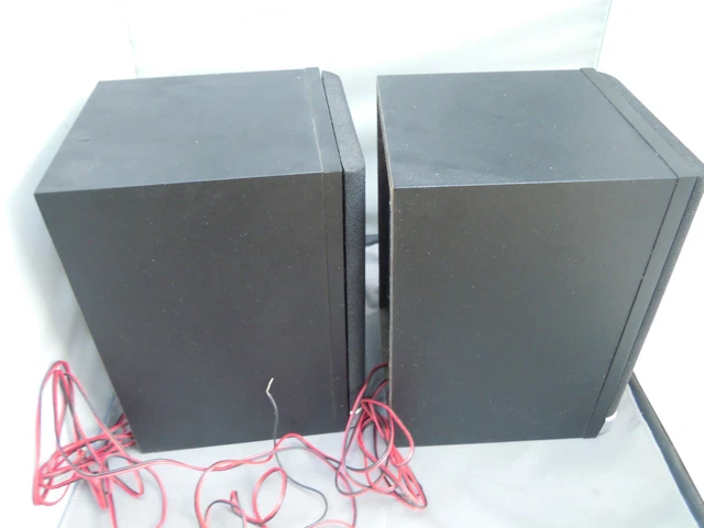 PURE SIROCCO 150 Pair of Black Bookshelf Speakers, 10 W RMS, 4 Ohms £29 ...