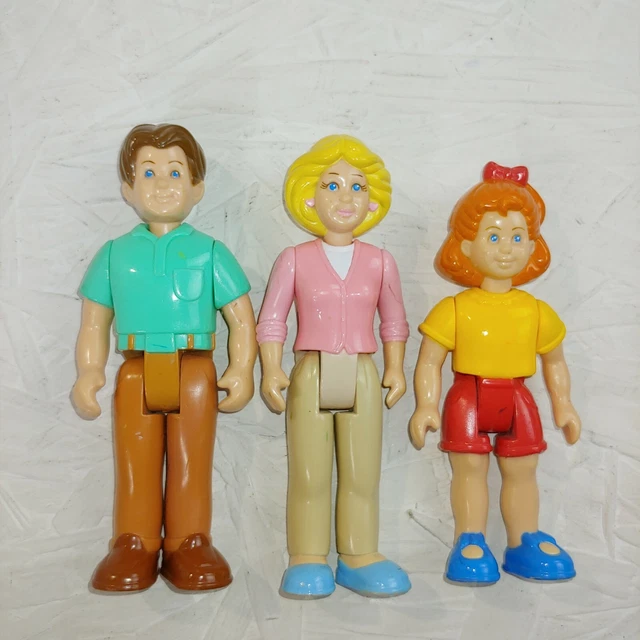 VTG FISHER PRICE Little tikes Loving Family Dollhouse Figures dad mom daughter $39.99 - PicClick CA