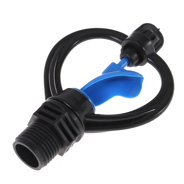 ROTATE WATER SPRINKLER Lawn Irrigation 360 Degree Automatic Nozzle Gard ...