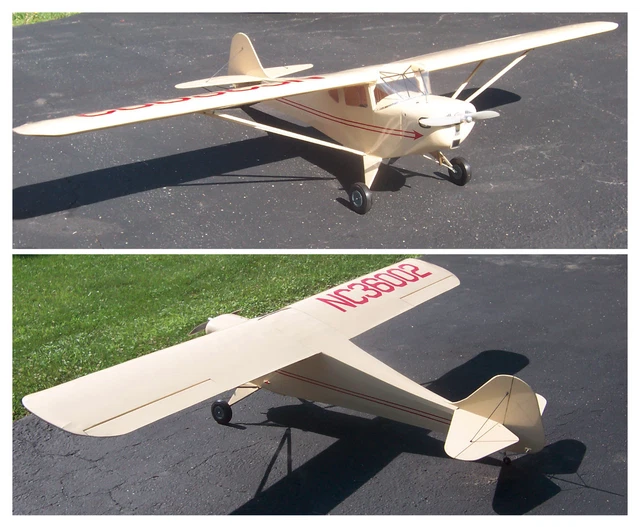 GIANT ÉCHELLE 1/4 1941 Taylorcraft plans, modèles et instructions 108ws ...