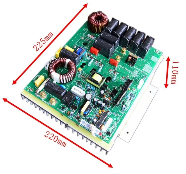 SINGLE PHASE DIGITAL Half Bridge 5000w 5KW Electromagnetic Heating ...