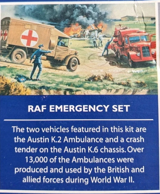 AIRFIX 1:72 1:76 RAF Emergency Set Model Kit bagged £17.19 - PicClick UK