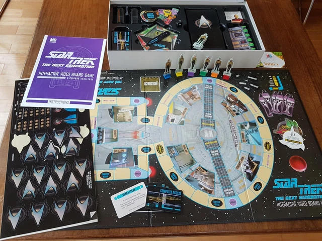 STAR TREK THE Next Generation: Interactive VHS Video Board Game £16.32 ...