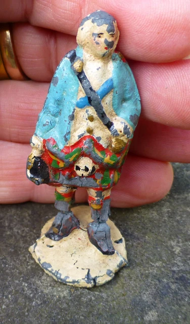 VERY RARE VINTAGE Lead Soldier Carman Rob Roy or Bonnie Prince Charlie ...