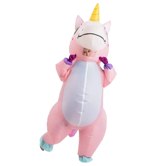 INFLATABLE COSTUME FOR Adults, Full Body Unicorn Air Blow-Up Halloween ...