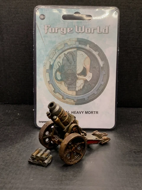 DEATH KORPS OF Krieg Imperial Heavy Mortar painted Warhammer 40k Astra ...