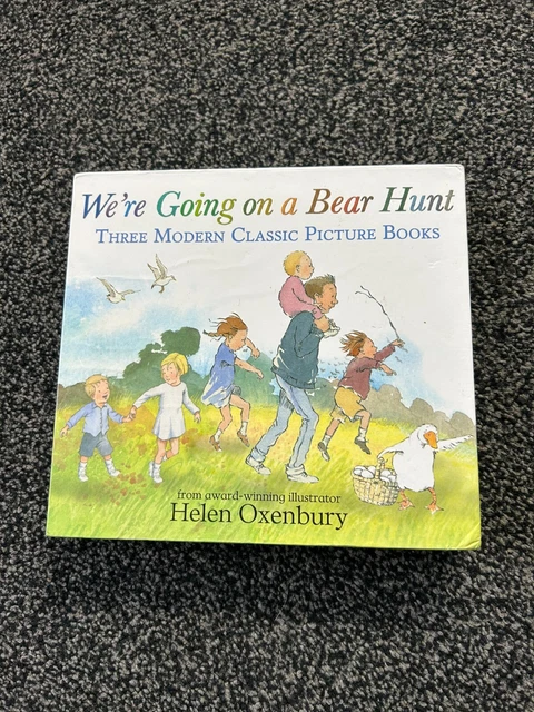 WE'RE GOING ON a Bear Hunt Three Pictures Books Boxset Helen Oxenbury ...