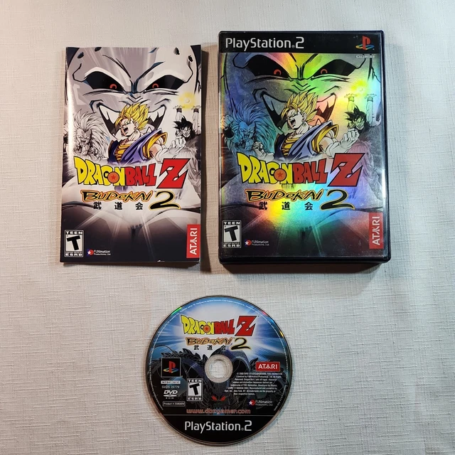 DRAGON BALL Z Budokai 2 PS2 PlayStation 2 Black Label Game Fight ...