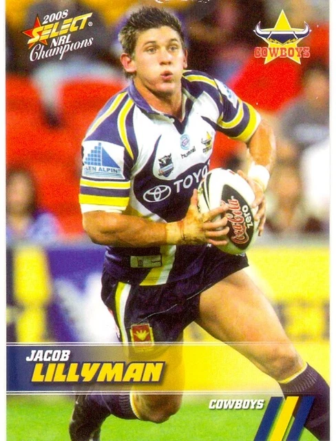 2008 SELECT NRL Champions Common Card 105 Jacob Lillyman-North ...