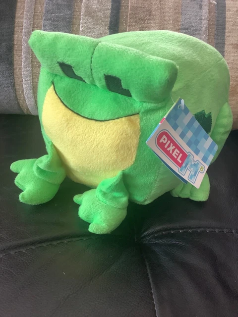 PIXELS M8 FROG plush soft toy 2015 PMS 8" with tag £12.00 - PicClick UK