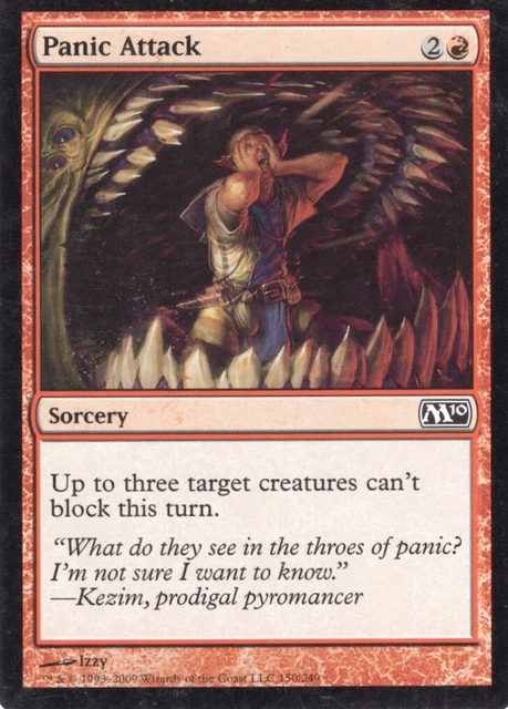 4x Ensemble De Core Panic Attack 150249 2010 M10 Mtg Magic Mp X4 Yourdeckbuilder Eur 155 