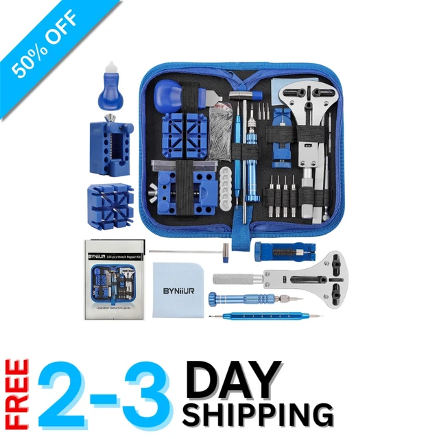 WATCH BATTERY REPLACEMENT and Repair Kit - 155 PCS Professional Tools ...