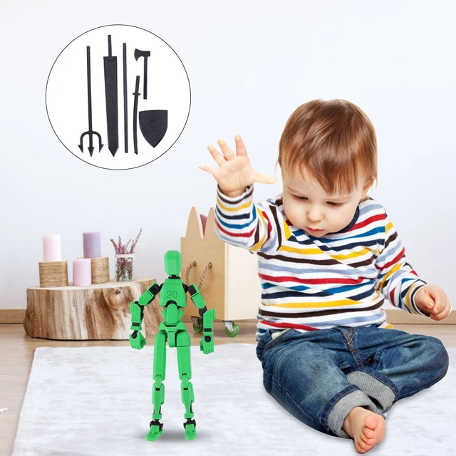 3D PRINTED FULL Body Activity Robot Multi-Jointed Robot for Kids Adults ...