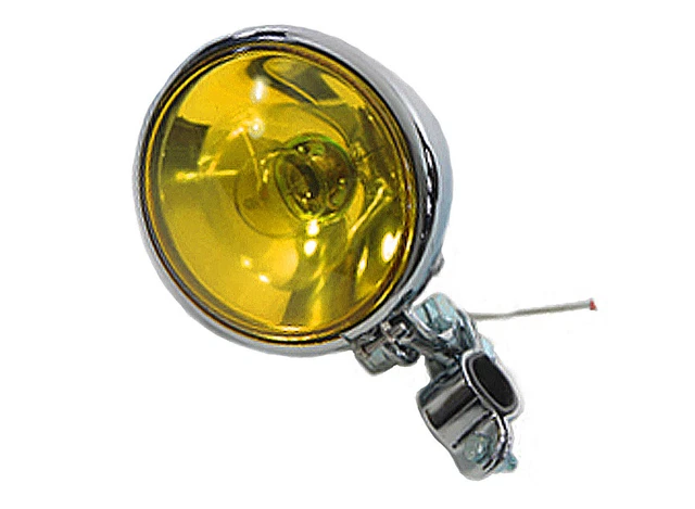AMBER SPOT LIGHT 1938 & later Harley Knuckle UL Pan Servi-Car $118.67 ...