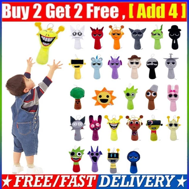 SPRUNKI PLUSH TOY Simon Oren Wenda Sprunki Plushies Stuffed Kids Gift £ ...