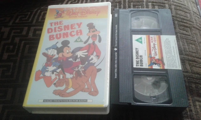 DISNEY'S - THE Disney Bunch (Vhs/Pal) Rare 'Includes Disney Embossed ...
