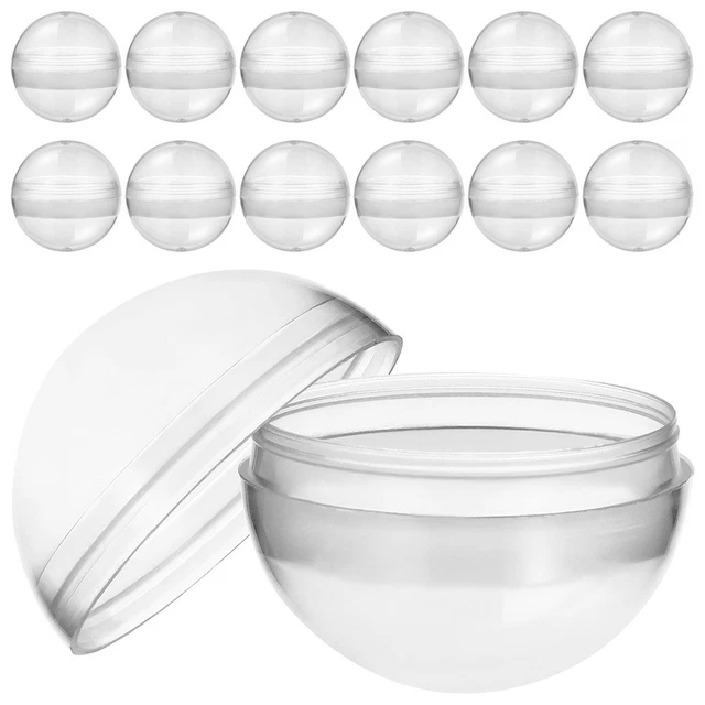 100PCS VENDING MACHINE Round Clear Containers Easter Clear $34.49 ...