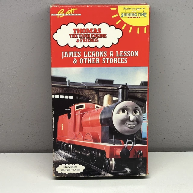 THOMAS THE TANK Engine Friends James Learns Lesson Stories VHS Video ...