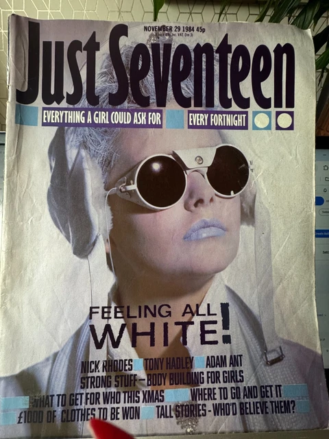 JUST SEVENTEEN MAGAZINE Nov 29 1984 Ex Con Vintage Rare £12.00 ...