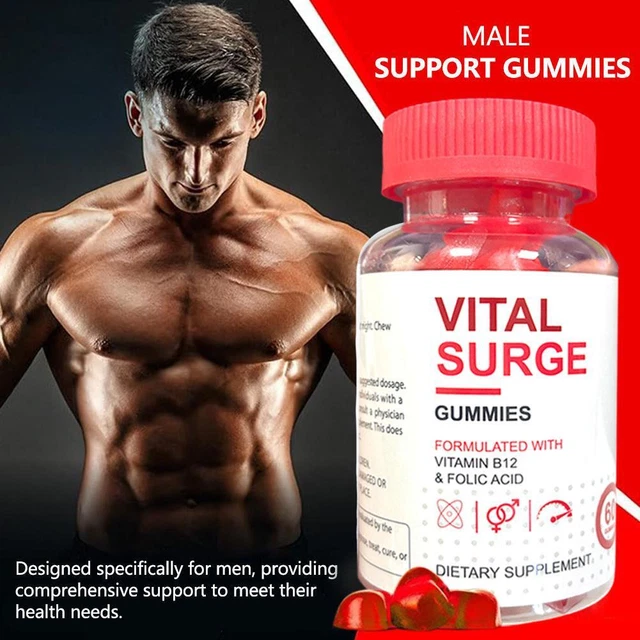 VITAL SURGE MALE Gummies, Vital Surge Testo Support Gummys Performance ...