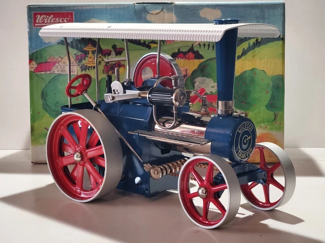 VINTAGE WILESCO #D405 Dampftraktoren Steam Tractor Toy Steam Engine ...