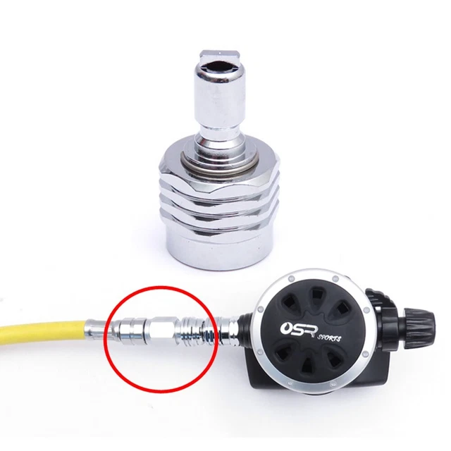 SCUBA DIVING REGULATOR Adaptor Quick Release Connection OSR SPORTS ...