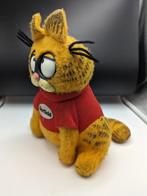 1983 MATTEL GARFIELD The Cat Grumpy/Talking/Animated Eyes 10" Works ...