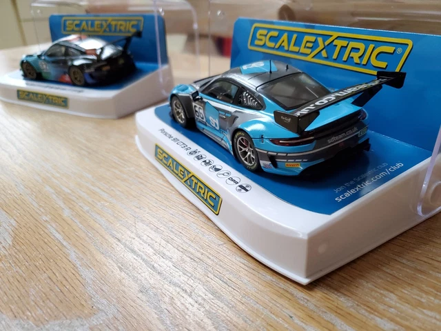 NEW SCALEXTRIC C4415 Porsche 911 GT3 R Team Parker Racing #66 British ...