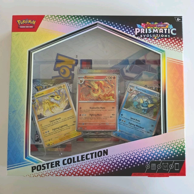 POKEMON TCG PRISMATIC Evolutions Poster Collection New & Sealed £26.71 ...