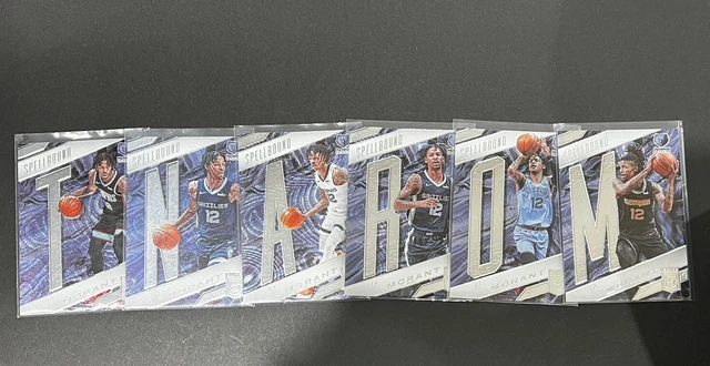 2021-22 PANINI DONRUSS Elite Spellbound Ja Morant Full Set Letters 14 ...