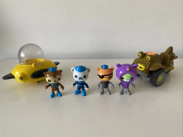 OCTONAUTS GUP M Gup D Shellington Captian Barnacles Kwazii Tweak ...