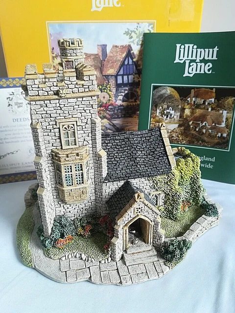 LILLIPUT LANE, STRADLING PRIORY, 1993, Glastonbury Mint in Box. Deeds ...
